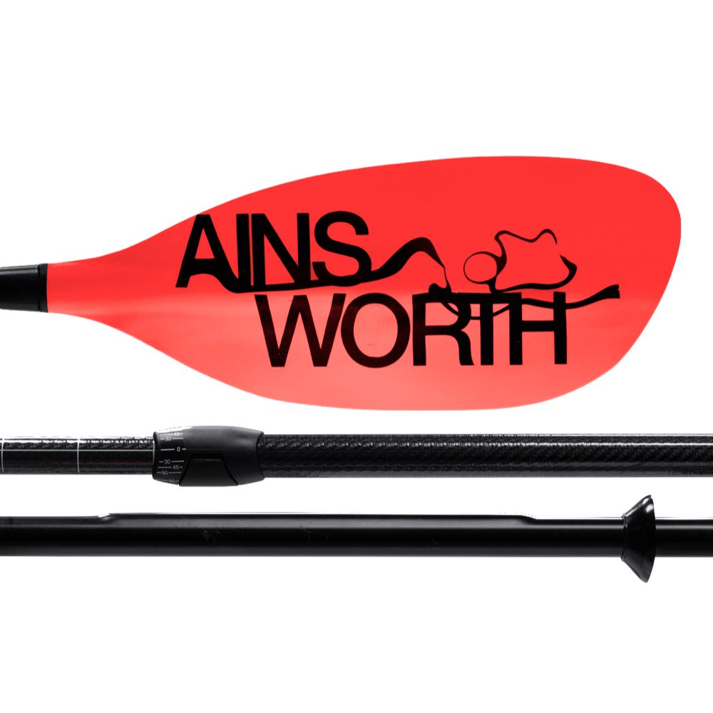 Ainsworth Ocean Polycarb 2-Piece Kayak Paddle | Adjustable High Angle ...