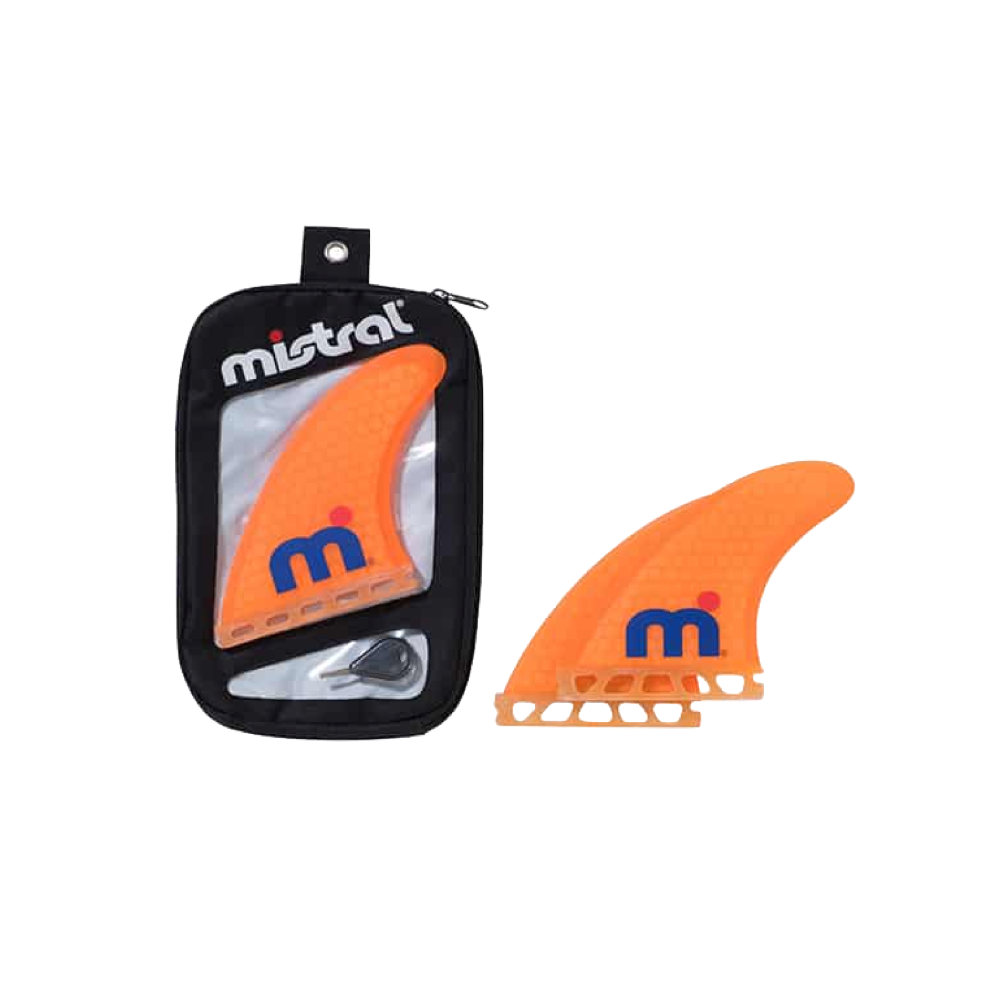 Mistral F5 Thruster Fin Honeycomb Orange 3 pcs — Canoe Centre